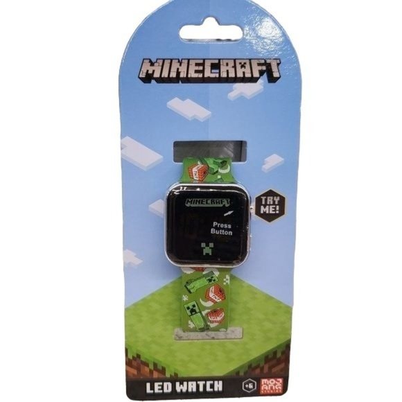 Minecraft | Wearables | Minecraft Watch Led Watch Childrens Watch Kids ...